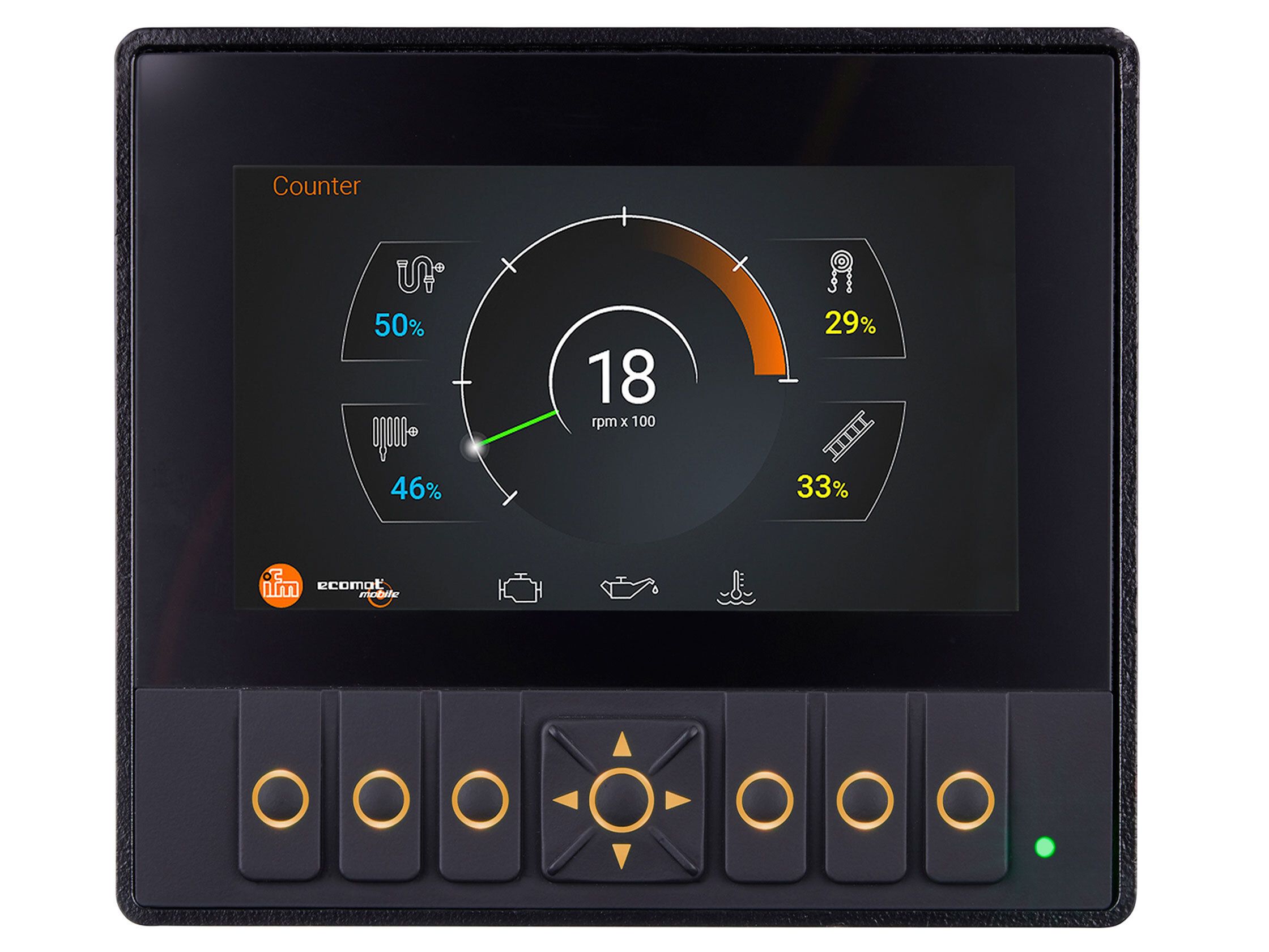 作为移动机械核心的紧凑型显示器 - ifm