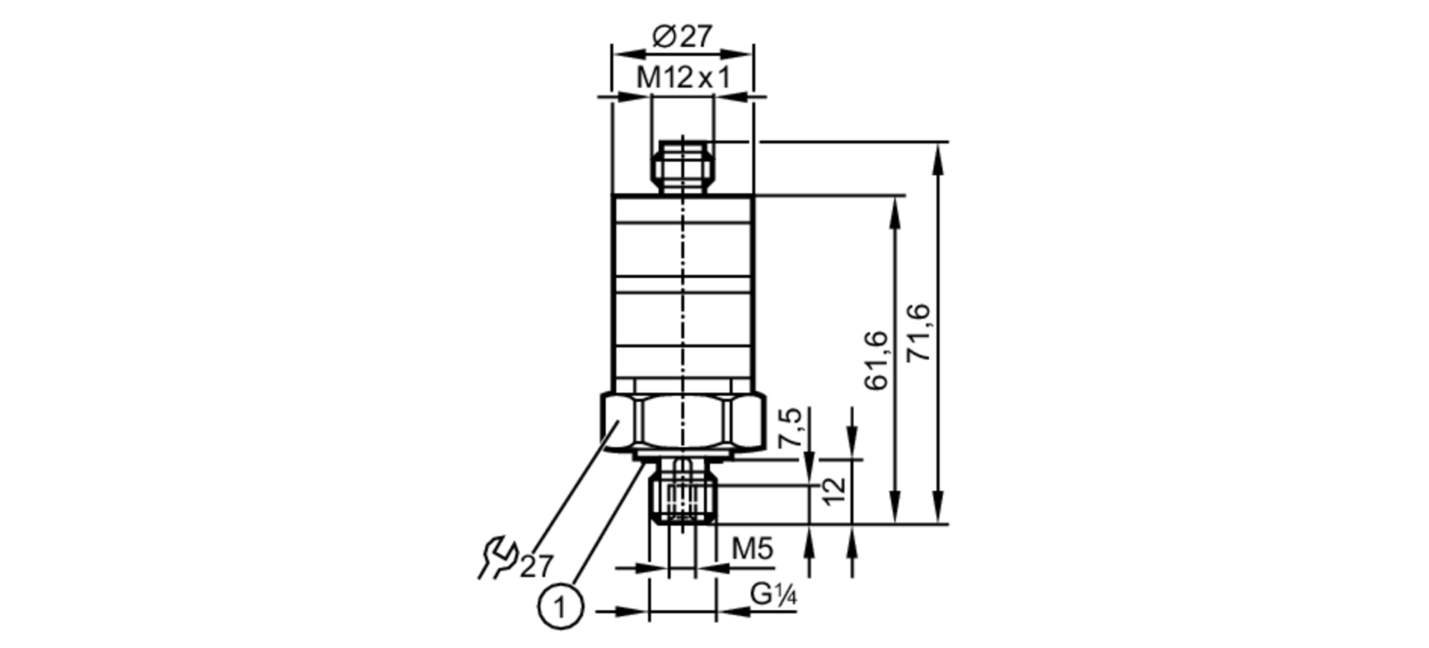 PK6522 - 带直观开关点设定的压力传感器 - ifm