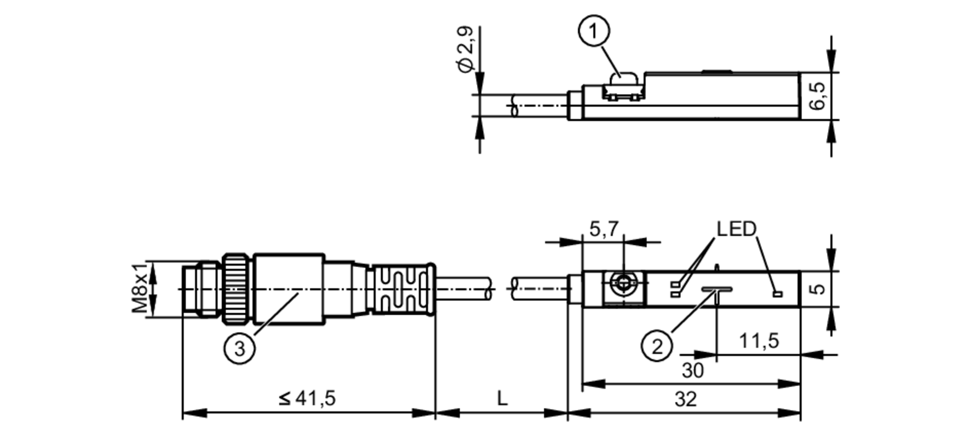 MK5906 - cylinder sensor with IO-Link - ifm