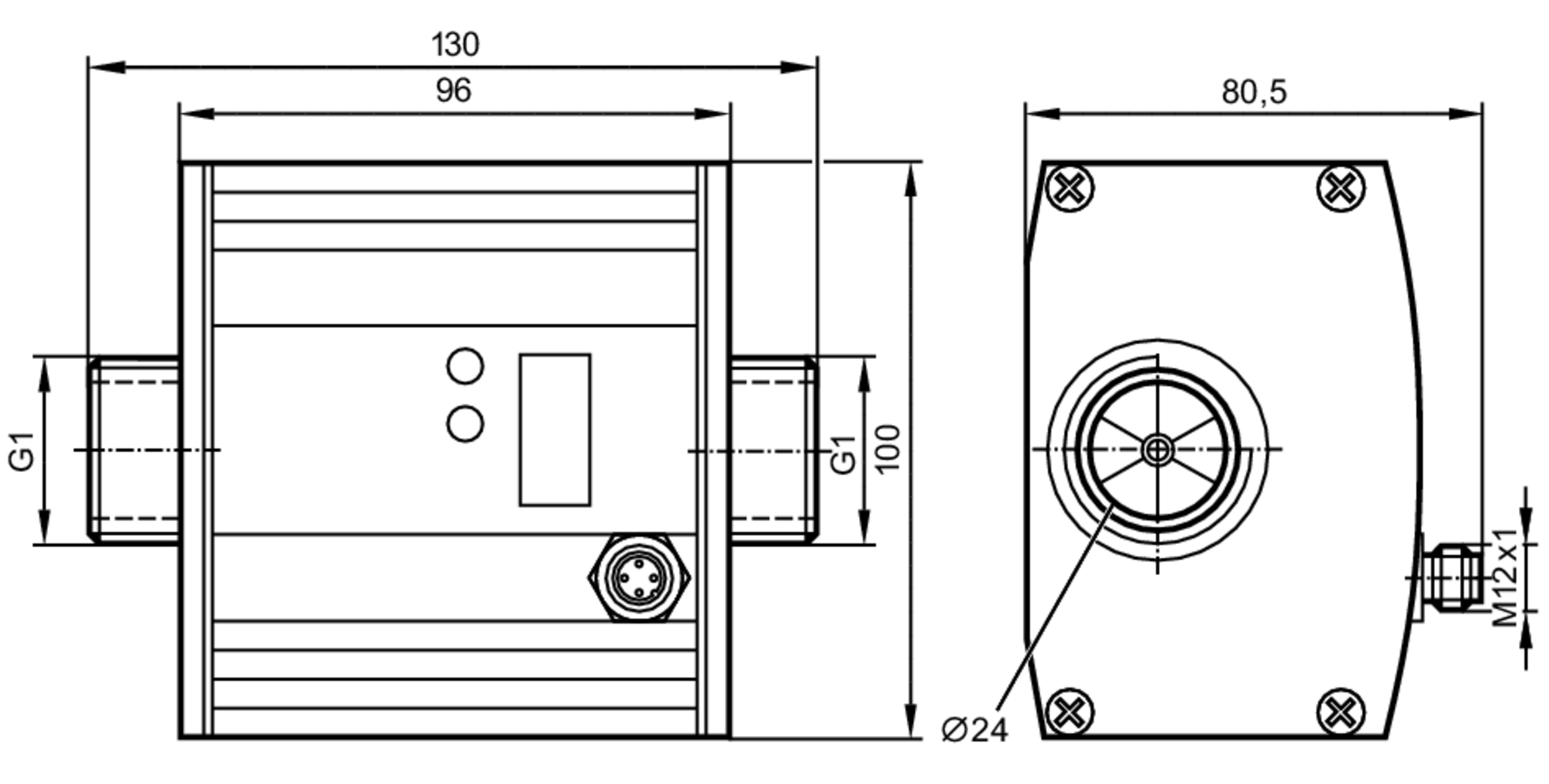 SU8000 - 超声波流量传感器 - ifm electronic