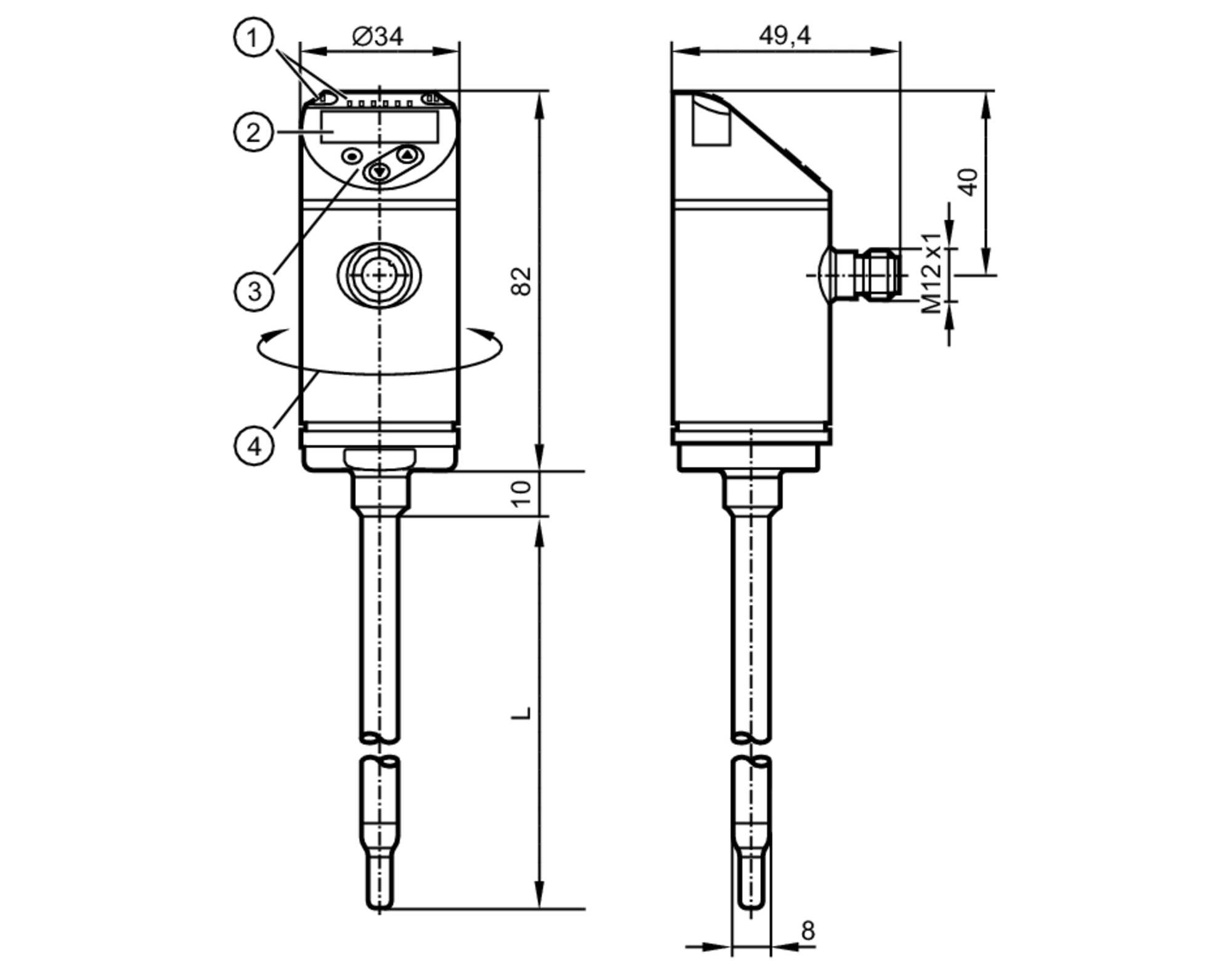 SA4100 - 流量传感器 - ifm