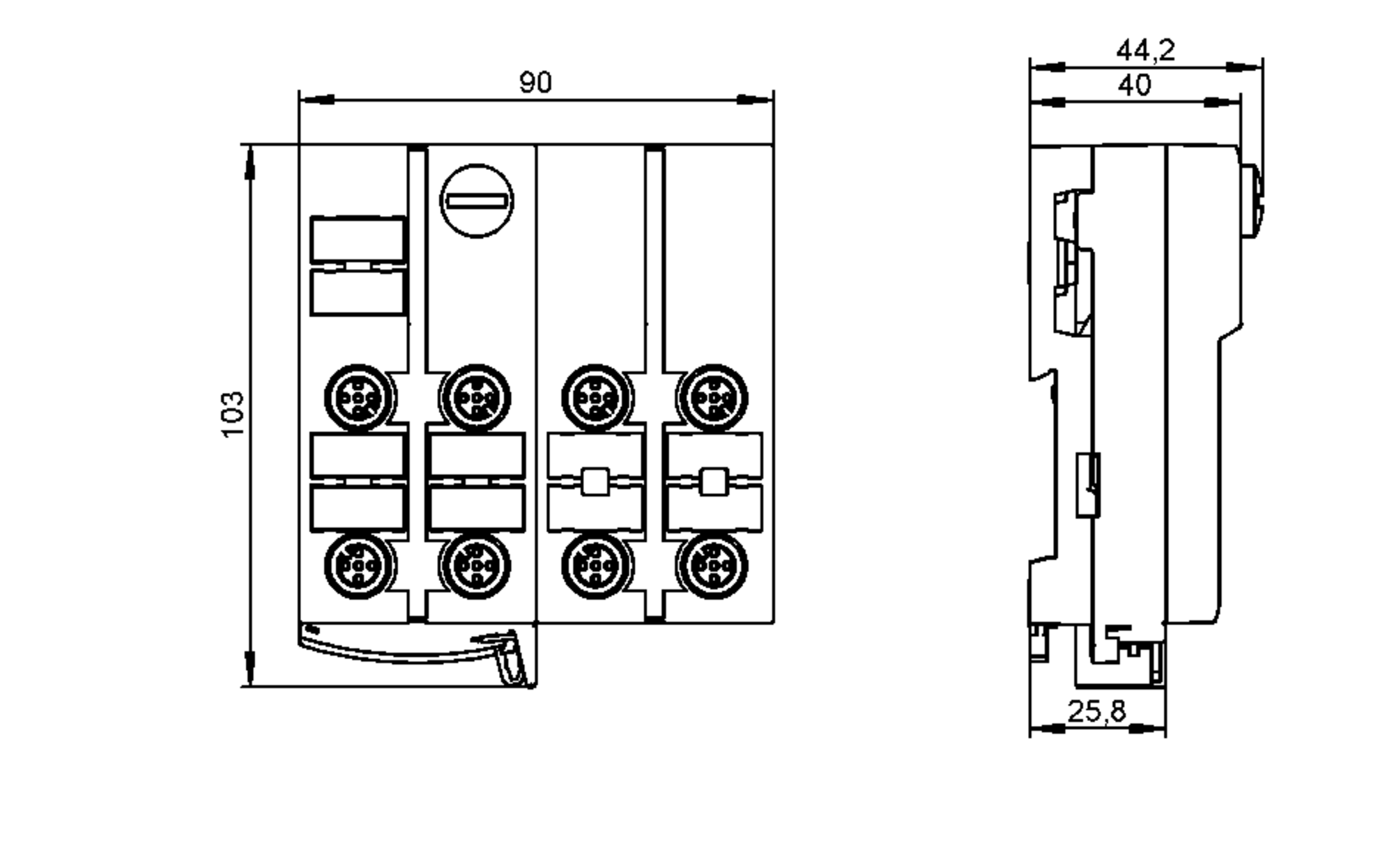 AC5235 - 具快速安装技术的AS-Interface ClassicLine模块 - ifm