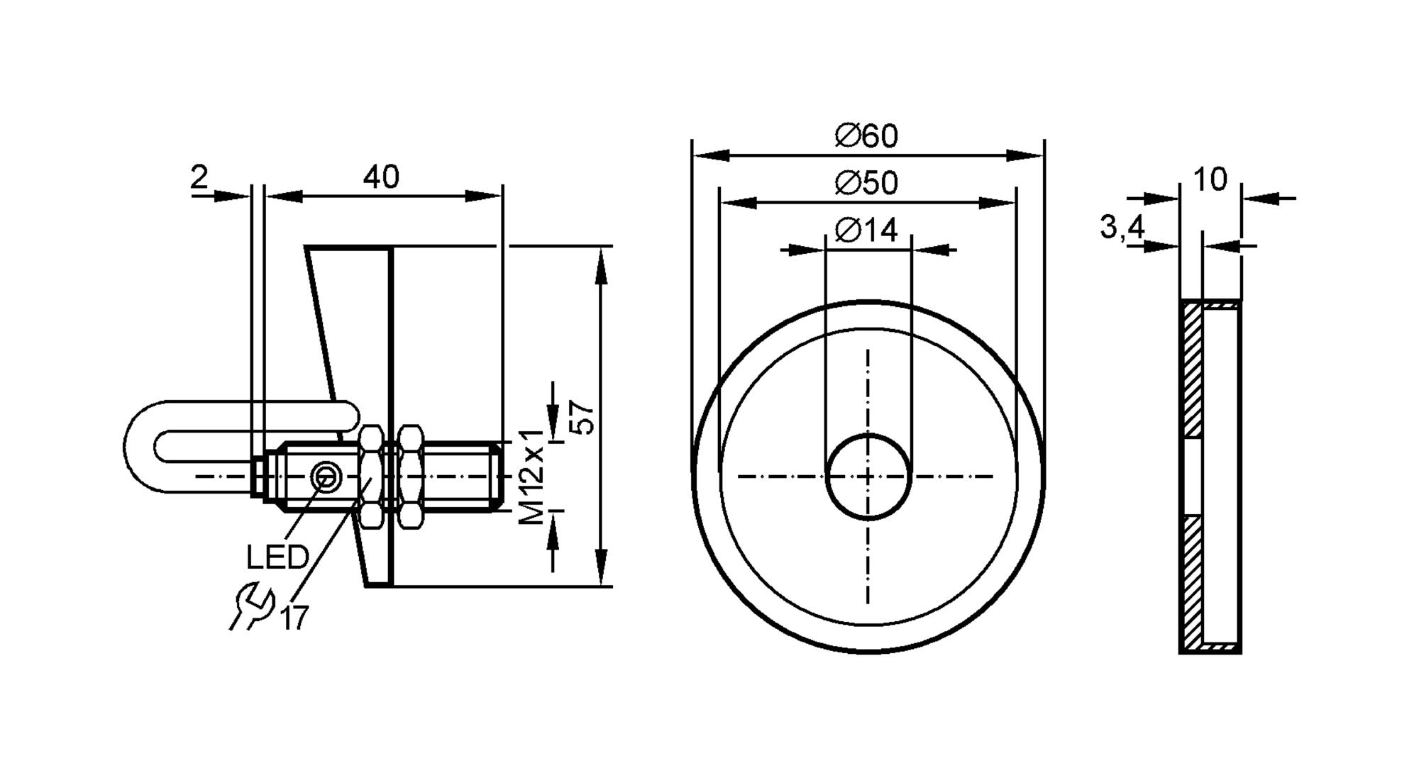IF7010 - 电感式接近开关 - ifm