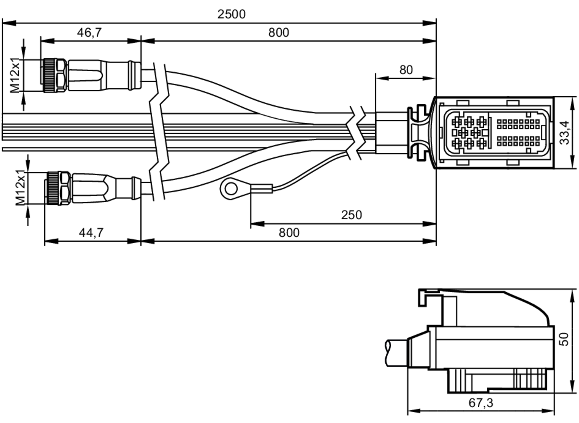 E3M178 - 带接插件的电缆 - ifm
